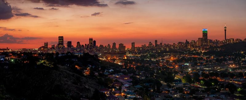 Johannesburg Sunset | Framed & Canvas Wall Art Prints