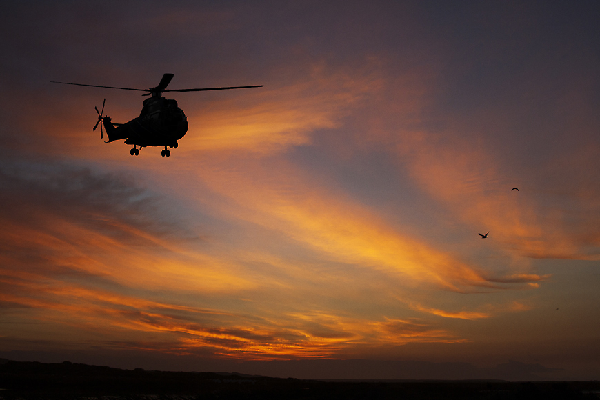 Evening Flight • Aviation Wall Art for Interior Design
