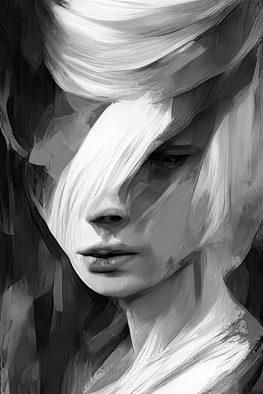 Lady Elanore • Wall Art • Mounted Canvas & Framed Fine Art