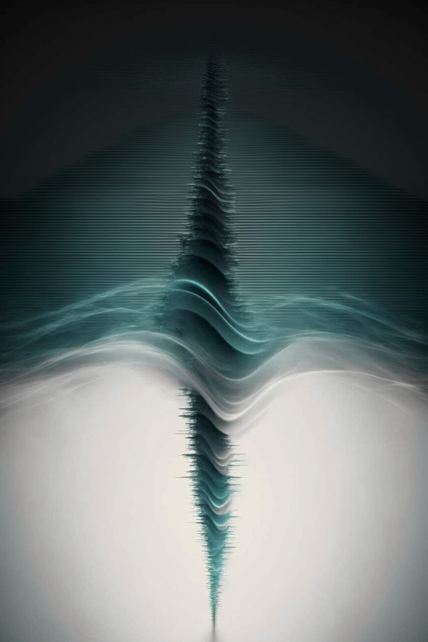 Soundwaves | Living Canvas Wall Art