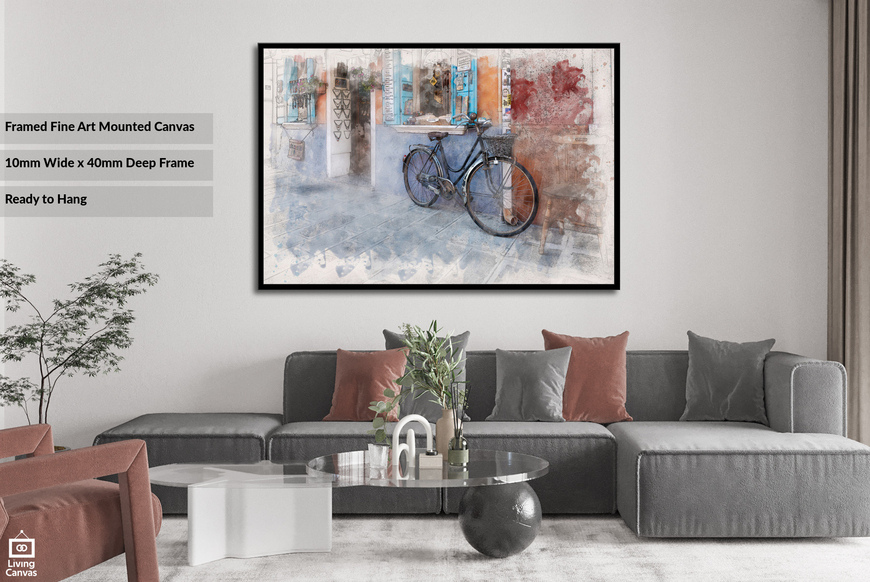 Old Bicycle • Framed & Canvas Wall Art South Africa