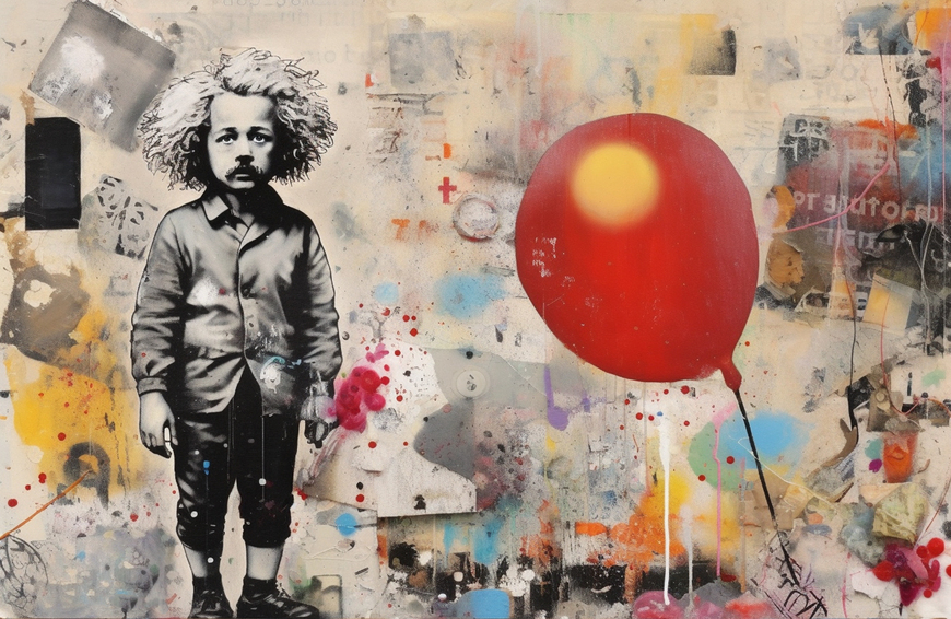 Young Einstein • Framed & Canvas Wall Art South Africa